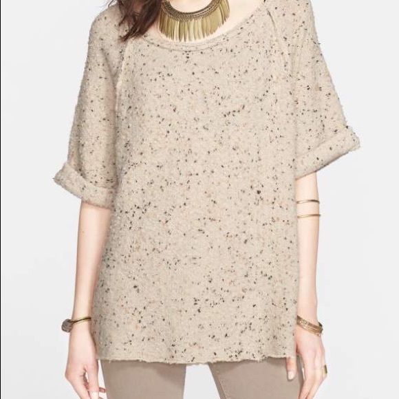 Free People | Sweaters | Free People Tweed Knit Top Xs | Poshmark
